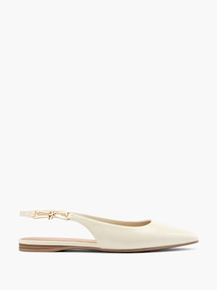 Graceland Sling Ballerina Crème | vanHaren